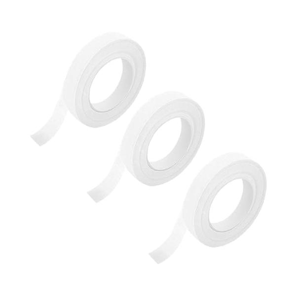 3巻-ホワイト/-/-・パッケージ内容フローラテープ 3巻入り。　カラー：ホワイト・サイズ幅約12mm、長さ約27M /ロール。・高品質の素材フローラテープはクレープ紙ででき、滑らかで柔らかい質感が備えています。よく伸び、包みやすくて、引き...