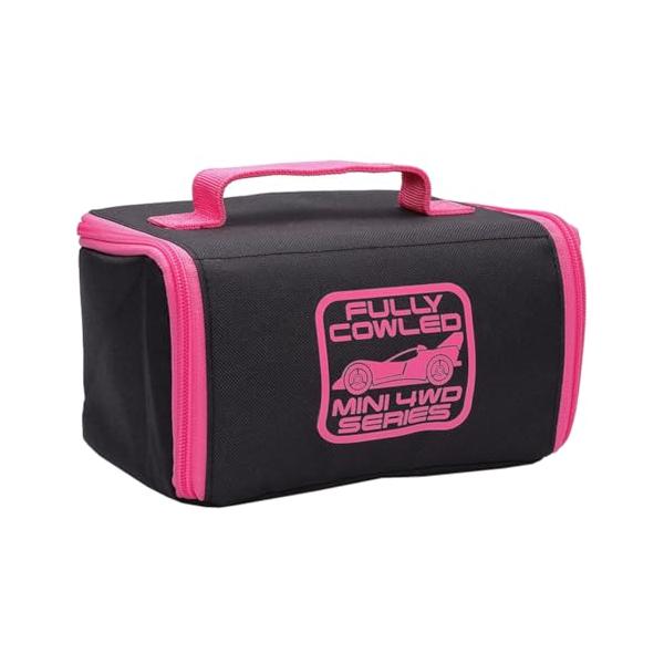 ブラック/縦120×横190×高さ115mm（内寸）/95668-000・Size:縦120×横190×高さ115mm（内寸）・ミニ四駆のパーツはもちろん、マシンも収納可能な布製バッグ・ファスナー・スライダーが2個付いていて正面が大きく開く...