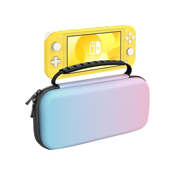 グラデーションBluePink/SwitchLite用/-・Size:SwitchLite用Color:BluePink・適用機種 Switch Liteを向けに専門設計した全面保護収納バッグとなります。Switch（x）/Switch 2...