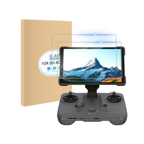 -/-/DJI RC Pro 2・対応機種DJI RC Pro 2 に適用できます。DJI Mavic 4 Pro アクセサリー，専用設計の超薄型強化ガラスフィルム。99%の高透過率を実現し、視認性をします。・簡単貼り付けDJI RC Pr...