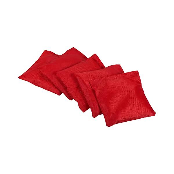 カラー：レッド; 形状: 正方形; 辺の長さ:12.5cm・利点：無地のバッグは頑丈なキャンバス生地でできており、引き裂きや摩耗に強く、耐久性があり再利用可能で、内部にプラスチック粒子が充填されており、扱いやすいです。・手順：ビーンバッグは...