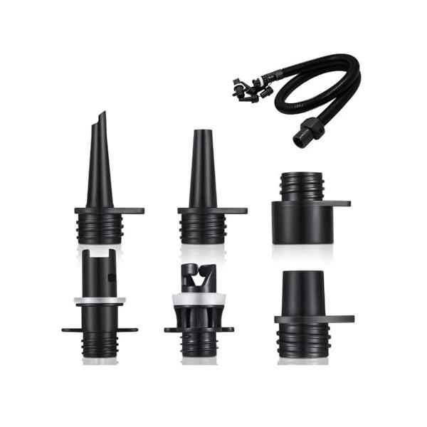 0/-/-・良質な材料：プレミアムPP製、頑丈な構造、省力化、耐高圧性、耐久性。・パッケージ内容:1 セットポンプバルブアダプター。多機能の複数のノズルでポンプバルブアダプターを膨張させ、さまざまなニーズを満たし、さまざまな種類の膨張ツール...