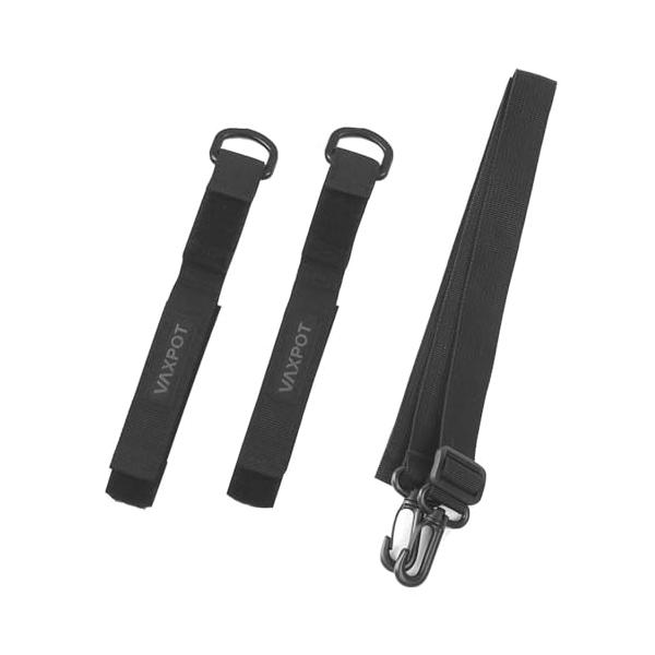 ショルダーストラップブラック/Free Size/VA-3496・Color:ブラック・パッケージ個数:1・スキーとストックを別々に固定するからズレにくい・2種類の持ち方が可能肩掛け/手提げ・ポケットに収納できるコンパクトサイズ・取り外し可...