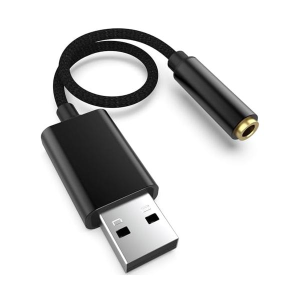 -/B0DBHDKQ6C/-・パッケージ個数:1・2 in 1 エッセンシャル USB-AUXアダプタは、リスニング+スピーキング、デュアル機能をサポートしています。お使いのデバイスに3.5mm TRRS Auxポート（マイク入力およびオー...