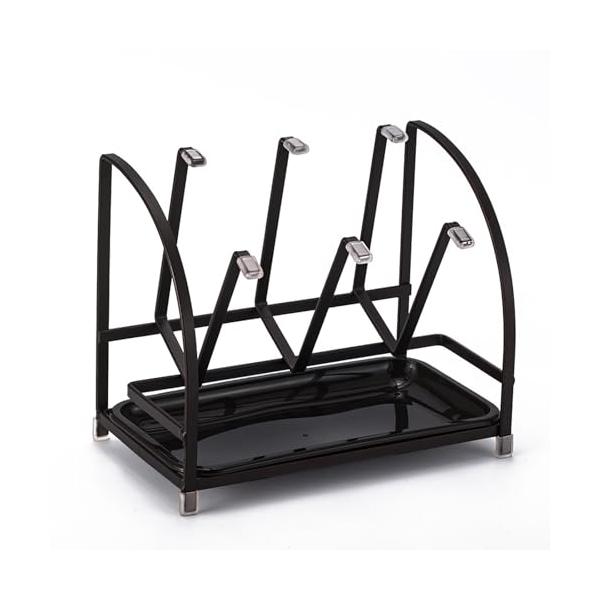 ブラック/-/BJ741・?? 高品質素材高品質ステンレスボディで防湿・防錆性に優れ、多湿環境でも性能が安定。一体成型のシームレス構造で高い耐荷重性を実現。濡れた布で拭くだけで簡単にお手入れ可能。・?? 垂直収納縦型マルチアーム構造で空間を...