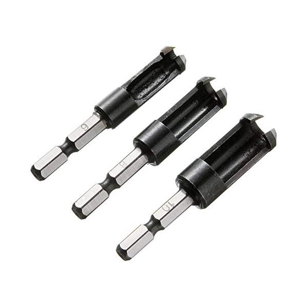 -/6・8・10mm/DBD-3S・Size:6・8・10mm・パッケージ個数:1・ボール盤専用・作成可能ダボサイズmm:径6・8・10、長さ最大25・シャンク径mm:6.35六角・適正回転速度min-1:1000以下・先端硬度HRC:41-45
