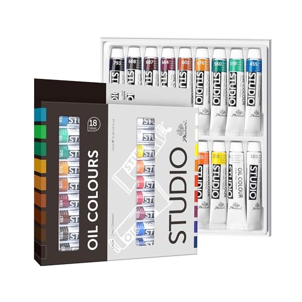 18色x12ml/0.4 Fl Oz Pack of 18/PO1812S・Color:18色x12ml・パッケージ個数:1・クラフト＆フォーミュラ ? 最新のハイテク製法と何世紀にもわたる伝統技術を融合させたPHOENIX油絵具は、高い彩...
