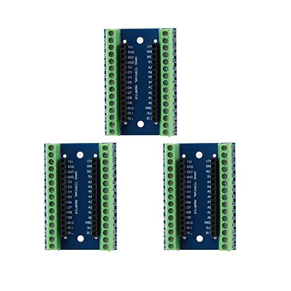 パッケージ個数:3・Arduino Nanoに適しており、Arduino Nano3.0バージョン用に特別に開発されました。・このボードは小さいサイズです。 これは、元のNanoのスペース要件を維持しながら・回路基板が組み立てられました。も...