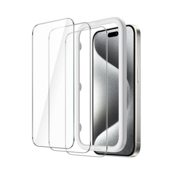iPhone 15 Pro 6.1インチ/iPhone 15 Pro/1262-・Size:iPhone 15 Pro・パッケージ個数:3・気泡が入った場合は、液晶保護フィルムの角を持ち上げて再度下に置くと気泡が消えます。・簡単に取り付け ...