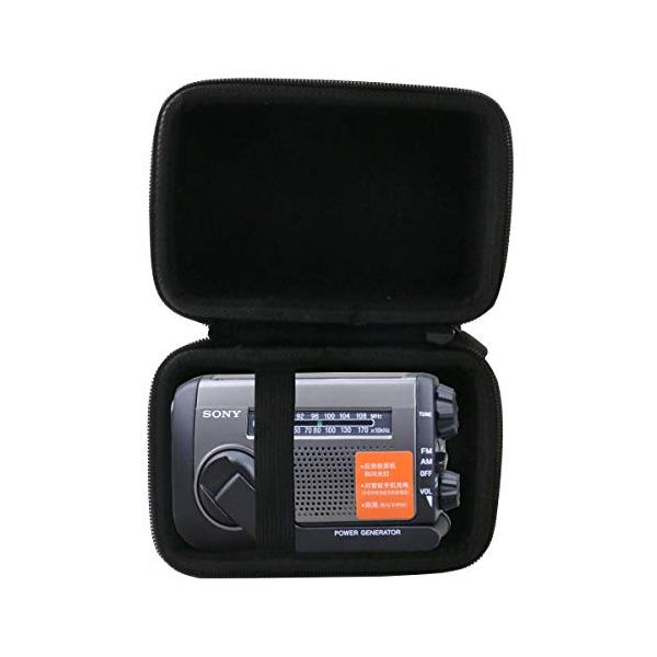ブラック/-/-・ソニーSONY ポータブルラジオ ICF-B300/ICF-B99/ICF-B09専用保護収納ケース -WERJIA JP・材質：耐久性のある高級ハードEVA素材、優れた肌触り、中身の柔らかい保護。・用途：保管保護、汚れ、...