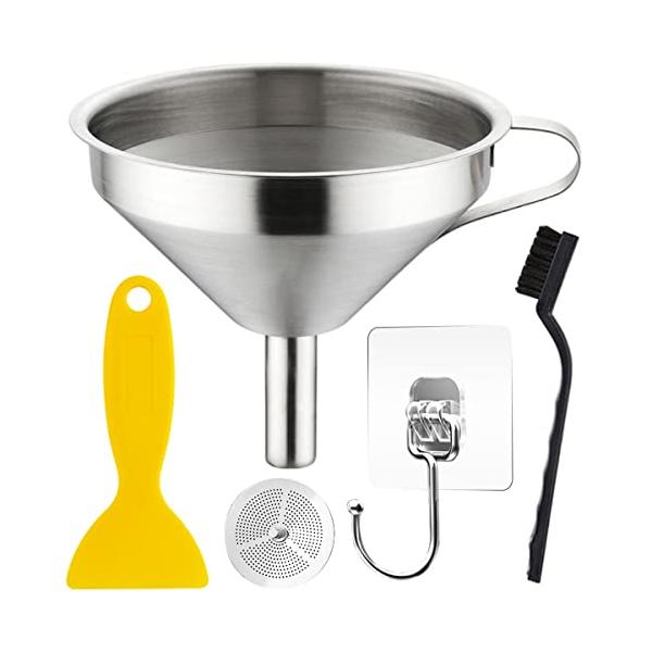 ステンレスフィルター/-/DR-YM-747・Color:ステンレスフィルター・?素材304高品質のステンレススチール製で、丈夫で耐久性があり、耐腐食性と防錆性があります。・?ろ過が簡単フィルターの細かいメッシュ層は、不純物、印刷できない破...