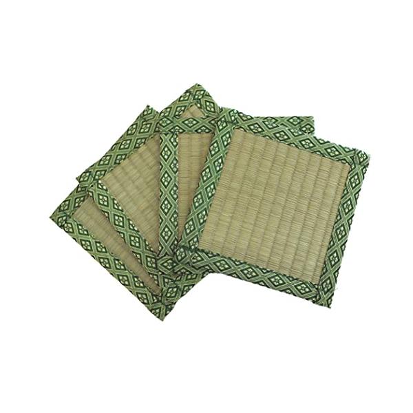 正方形4枚組グリーン/約16×16cm/4531803291648・Style:正方形4枚組・パッケージ個数:1・製品サイズ許容範囲±1%