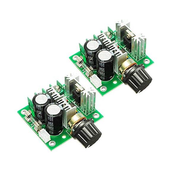 パッケージ個数:2・機能：電源の逆極性保護、過電圧保護、10A標準ヒューズ過負荷保護により、より安全で信頼性が高くなります。・タイプ：DC 10A 12V-40Vモーター速度コントローラー、高効率、高トルク、低熱放射。・定格電流：8A、最大...