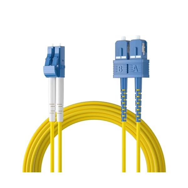 SMF OS2，LC-SC，2芯/1m/OS2-LC-SC-D1M1pc・Size:1mColor:SMF OS2，LC-SC，2芯NumberOfItems:1・パッケージ個数:1・仕様LCコネクタ→SCコネクタ、2芯、OS2シングルモー...