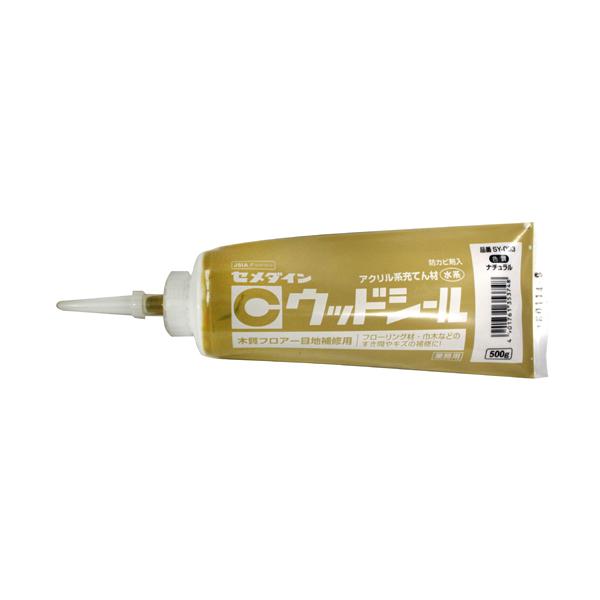 木質フロアのすき間充てんや、フローリング材のキズ補修に適しています。【用途】フローリング材と巾木、各種木部のすき間充てん。【機能・特徴】リフォームにも最適です。防カビ剤入りです。【仕様】●内容量：500g。●色：ナチュラル。