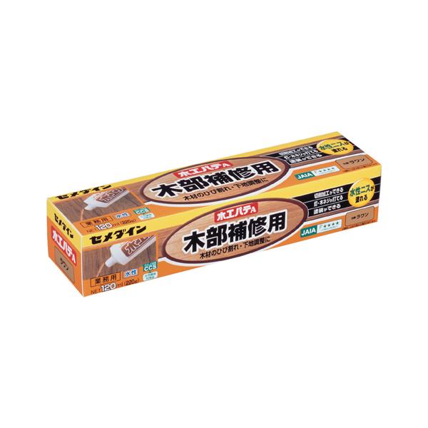 木材のひび割れ・穴埋めに最適の水性木部補修用パテです。【用途】木材のひび割れ・下地調整。【機能・特徴】溶剤系パテと同様の速乾性と、水性ニス・水性ステインでの着色が可能です。サンディングや塗装も可能です。ラワンはラワンベニヤや合板などにマッチ...