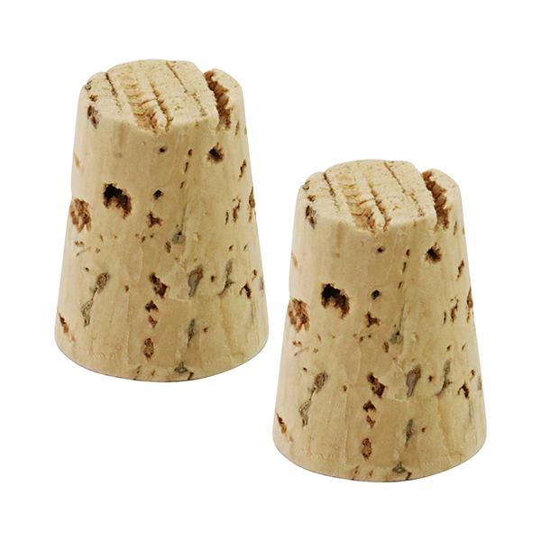瓶等の容器のふたにおすすめなコルク栓です。【用途】筒状の容器のふた等に使用するコルク栓。【機能・特徴】用途色々、自然素材を加工したコルクです。【仕様】●サイズ(約)：22mm×18mm×32mm。【材質】●コルク。