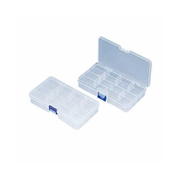 さらに細やかな収納に最適。【用途】小物収納。【機能・特徴】さらに細かな収納に最適です。ピッタリ一体、Ｗ機能で持ち運び収納も便利です。蝶番、バックルはオール別部品使用で、耐久性抜群です。仕切板ロック機能付で、小物が混ざりません。【仕様】●色：...