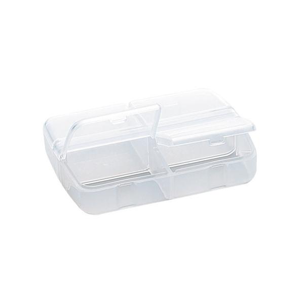 小物収納に。【用途】小物収納に最適。【機能・特徴】くすり・釣り具・文具・アクセサリーなどの収納・携帯に便利です。【仕様】●４コマ。●個別収納。●品名シール付。【材質】●ＰＰ。