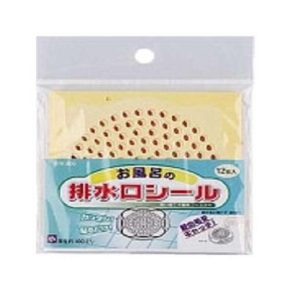 小サイズのお風呂の排水口用シールです。【用途】浴室部品。【機能・特徴】ユニットバス用の排水口ヘアキャッチャーです。【仕様】●12枚入。●パッケージサイズ：縦150×幅130×奥5mm。【材質】●PP。●PMMA。