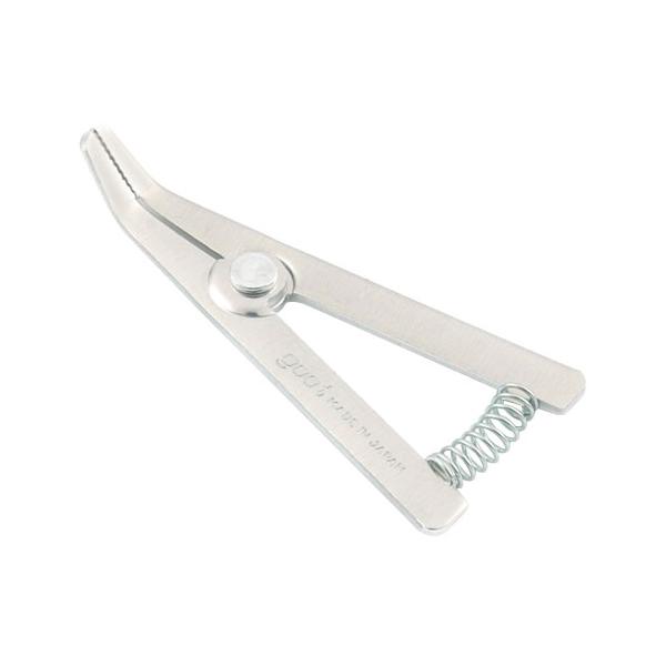 はんだこての熱から部品を守る。【用途】放熱用クリップL型。【機能・特徴】はんだこての熱から部品を守る放熱用クリップです。L型なので狭いところでの使用に最適です。【仕様】●全長：68mm。●重量：4.5g。