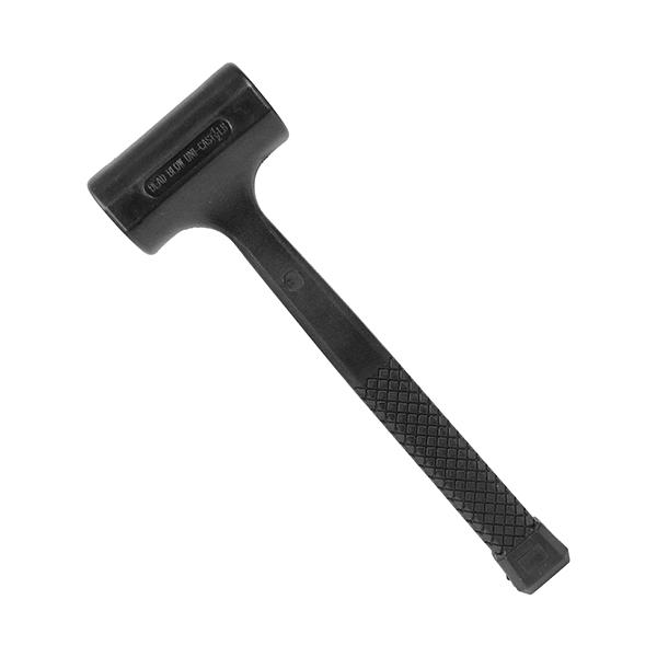 跳ね返らない無反動構造で打撃力をしっかり伝えます。【用途】木製品・機械の組み立てなど。【機能・特徴】PVC樹脂製ヘッドなので相手に傷をつけにくいです。【仕様】●全長：270mm。●重量：510g。【材質】●本体：PVC。