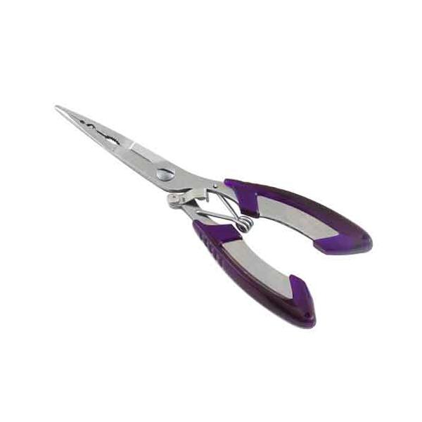 ホビーや魚釣りなどのレジャーに便利です。【用途】つかむ、かしめ、切断等が可能なステンレス多機能プライヤー。【機能・特徴】特殊ギザ刃採用の為、釣り糸（ＰＥ・カーボン・ナイロン糸）の切断に最適です。ステンレス製のため、サビにくいです。かしめ作業...