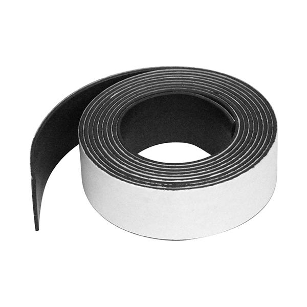 片面は磁石・片面は粘着テープなので、対象物をスチール面に貼りつけて固定することが可能です。【用途】事務所・工場・学校・ご家庭などでのメモ止め・工具や道具などの固定。【機能・特徴】お好きな長さにカットしてお使いいただけます。【仕様】●サイズ：...