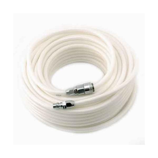 簡単脱着ワンタッチカプラ付のエアーウレタンホースです。【用途】エアーツール等のエアーホース。【機能・特徴】７ｍｍ内径で効率の良い作業ができます。【仕様】●サイズ：内径７．０ｍｍＸ外径１０．０ｍｍ。●ホース長：３０ｍ。●カラー：クリアホワイト...