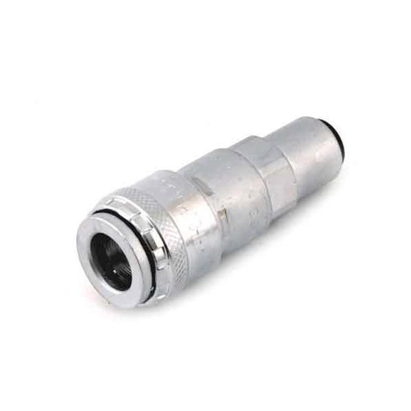 チューブとカプラの接続がワンタッチで可能です。【用途】小型空圧機器、自動制御機器、理化学機器等のエアー配管接続。【機能・特徴】設備配管から工具接続まで使用可能です。スリーブ操作で簡単に脱着できます。自動開閉バルブ内蔵です。鋼鉄製で重要部には...