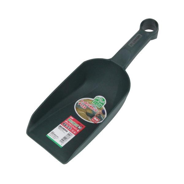 軽量・丈夫でたっぷりすくえるワイド型の樹脂製スコップです。【用途】スコップ。【機能・特徴】土すくい用です。深型形状でたっぷりすくえます。角型形状の為、底面や角でもしっかりすくえます。【仕様】●サイズ：幅約103×高さ約120×奥行き約290...