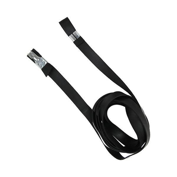 軽トラックなどのシートを固定に使用できるゴムバンドです。【用途】軽トラックシート固定やホロ車シートの固定。【機能・特徴】トラックシートのハトメ穴に金具部分をひっかけて、トラックのフック部分にゴム部をひっかけて使用します。【仕様】●長さ：約3...