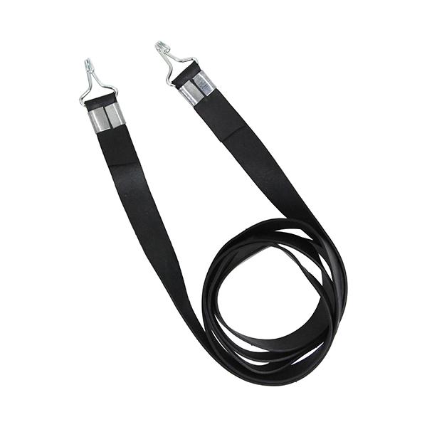 軽トラックなどのシートを固定に使用できるゴムバンドです。【用途】軽トラックシート固定やホロ車シートの固定。【機能・特徴】フック部分が移動可能な為様々な場所に金具を引っ掛け固定可能です。【仕様】●長さ：約1.5m。●フック：2本線。●幅：約2...