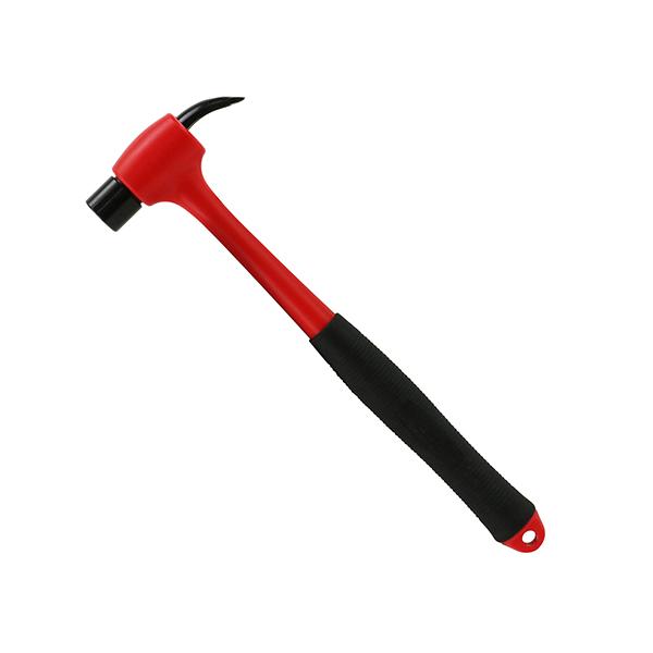 木材などへの釘打ちに最適です。【用途】木材への釘打ち・釘の抜き取り作業。【機能・特徴】本体は耐衝撃性プラスチックの一体成型です。ハンマー頭部が抜けず、安心です。釘打ちと打ち曲げ釘の抜き取りができます。【仕様】●呼称サイズ：中。【材質】●頭部...