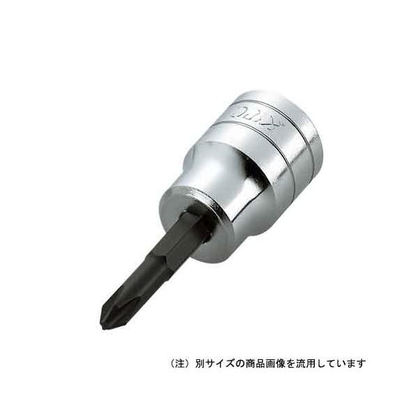 リペアキットにより、先端ビットの交換が可能です。【用途】プラス（＋）ねじを締め緩めする為のソケットレンチ。【機能・特徴】ビット部は差込式で、交換が可能です。差込角側は応力の集中を防ぐパワーフィット形状を採用しています。【仕様】●サイズ：２ｍ...