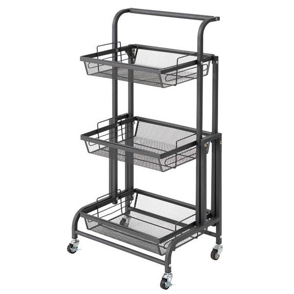 【JANコード】4532947380021【商品仕様】スチール表面仕上：粉体塗装【サイズ】商品サイズ（約）：W440×D300×H945mm商品重量（約）：5.2kg耐荷重（約）：1段あたり 10kg組立品【メーカ】永井興産【生産地】中国