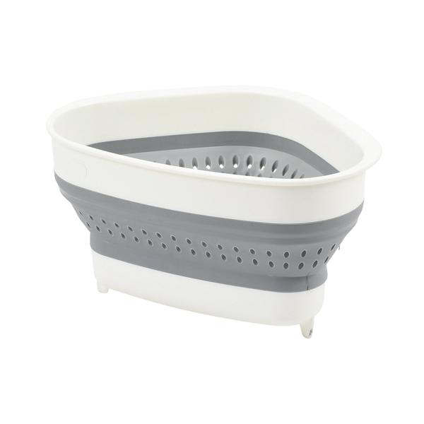 【JANコード】4549308561906【商品仕様】上部・底部：ポリプロピレン折りたたみ部：熱可塑性エラストマー（耐熱温度：60度／耐冷温度：-20度）【サイズ】製品サイズ（約）：幅215×奥行160×高さ120mm（使用時）幅215×奥...