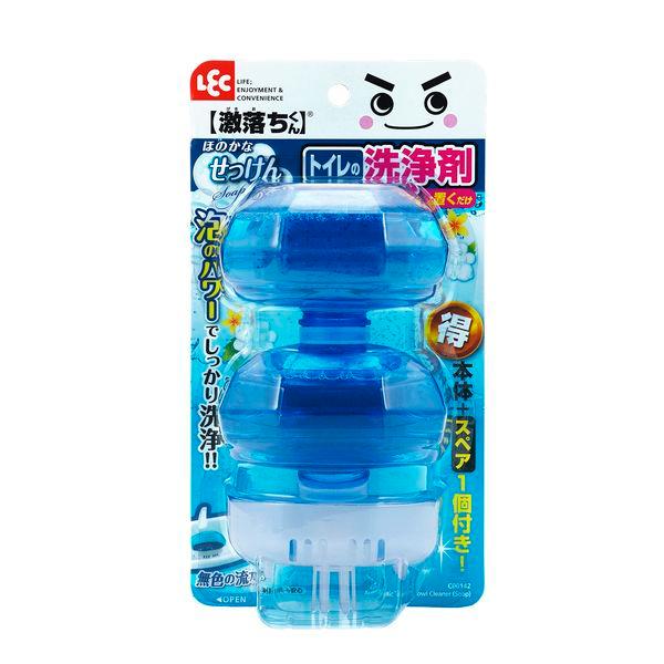 【JANコード】4573177591214【商品仕様】成分：界面活性剤（14％、アルキルエーテル硫酸エステルナトリウム）、香料液性：中性【サイズ】本体サイズ：75×50×H55mm【メーカ】レックケミカル　　　　　　【生産地】中国