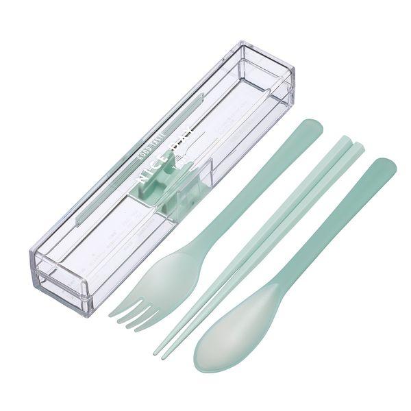【JANコード】4901126061066【商品仕様】ケース本体・スプーン・フォーク：飽和ポリエステルユニットホルダー部：熱可塑性エラストマー箸：ＡＳ樹脂【サイズ】商品サイズ：幅42×奥行190×高さ33mm商品重量：111g【メーカ】岩崎...