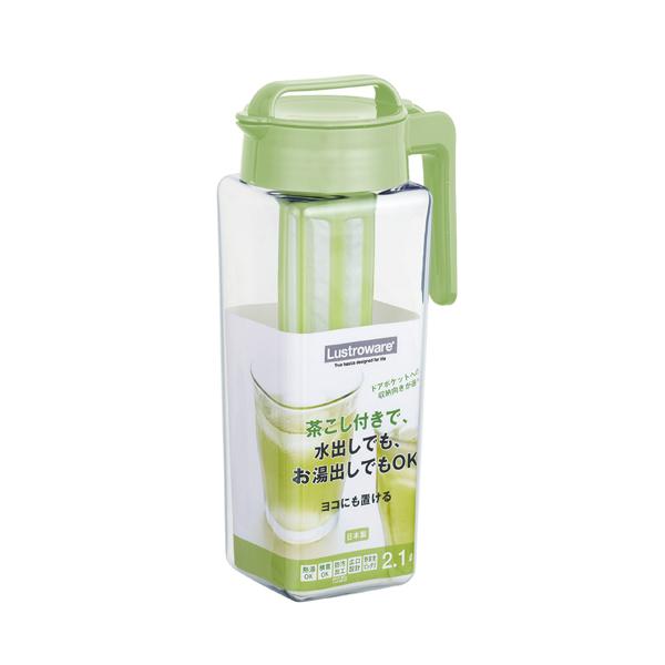 【JANコード】4901126129865【商品仕様】本体：AS樹脂フタ・キャップ・茶こし本体：ポリプロピレンパッキン：シリコンゴム茶こしネット：ナイロン【サイズ】商品サイズ（約）：151×104×302mm容量：2.1L重量：425g【メ...