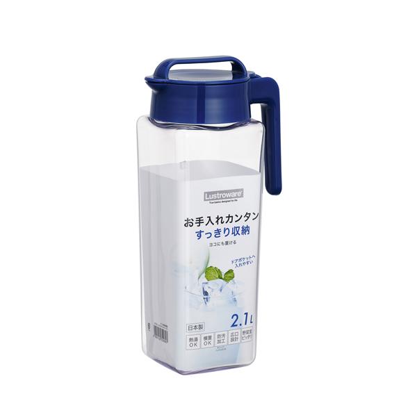 【JANコード】4901126329807【商品仕様】本体：AS樹脂フタ・キャップ：ポリプロピレンパッキン：シリコンゴム【サイズ】商品サイズ（約）：151×104×302mm容量：2.1L重量：385g【メーカ】岩崎工業【生産地】日本