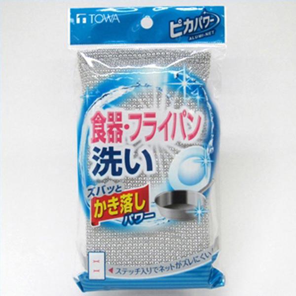 【JANコード】4901983145060【商品仕様】ネット：ポリエステル（アルミ蒸着）スポンジ：ポリウレタン【サイズ】商品サイズ（約）：8.5×2.5×15.5cm【メーカ】東和産業【生産地】中国