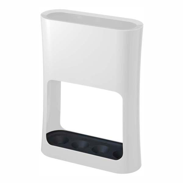 【JANコード】4903208069793【商品仕様】本体：ABS樹脂重り：スチール（粉体塗装）【サイズ】商品サイズ（約）：W208×D76×H280mm商品重量（約）：650g【メーカ】山崎実業【生産地】中国