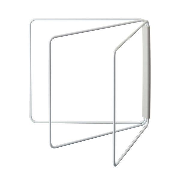 【JANコード】4903208079792【商品仕様】バー：スチール（ユニクロメッキ+粉体塗装）ジョイントパーツ：シリコン樹脂　【サイズ】使用時（約）：W27.5〜53.5xD2.2〜54.5xH25cm収納時（約）：W27.5×D2.2×...