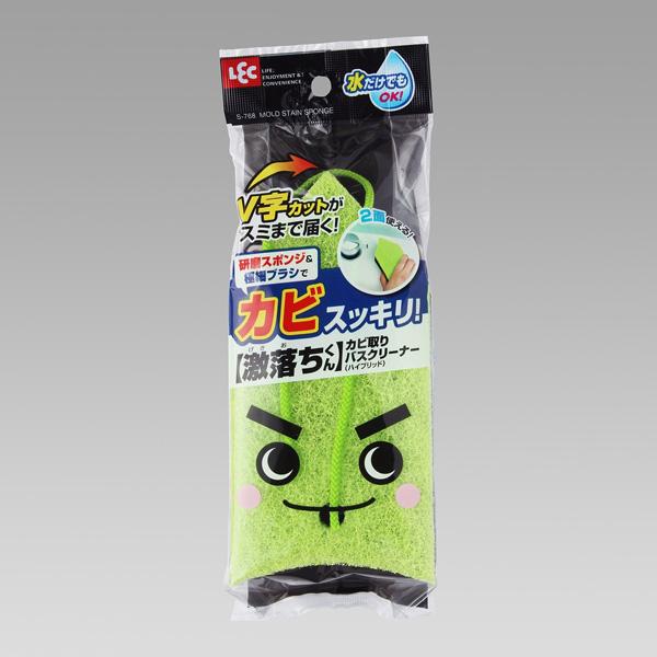 【JANコード】4903320586895【商品仕様】本体：ナイロン不織布（研磨剤入り、特殊ゴム加工）スポンジ：ポリウレタンフォームブラシ：ポリプロピレン【サイズ】商品サイズ（約）：75×40×H160mm【メーカ】レック　　　　　　　【生...