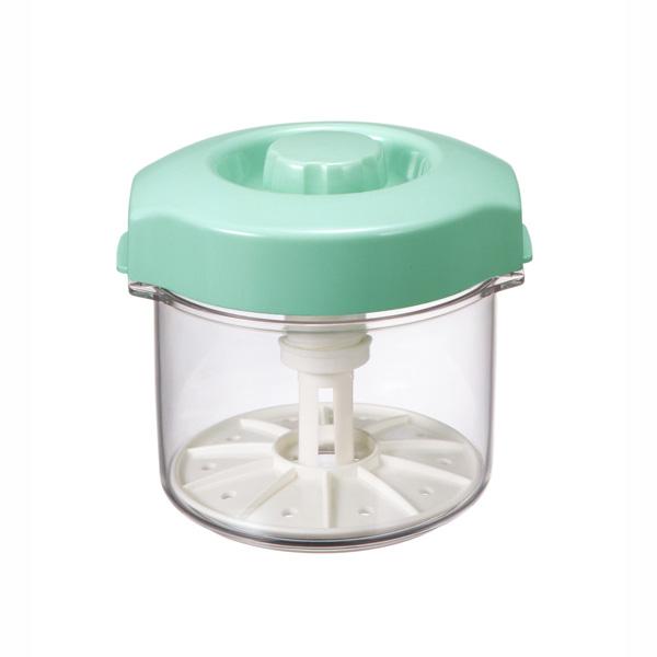 【JANコード】4973221012984【商品仕様】本体・フタ・つまみ：ポリスチレン＜br＞ネジ棒・押しフタ・止めリング：ポリプロピレン＜br＞フック：AS樹脂＜br＞耐熱温度：70度【サイズ】商品サイズ（約）：幅180×奥行155×高さ...