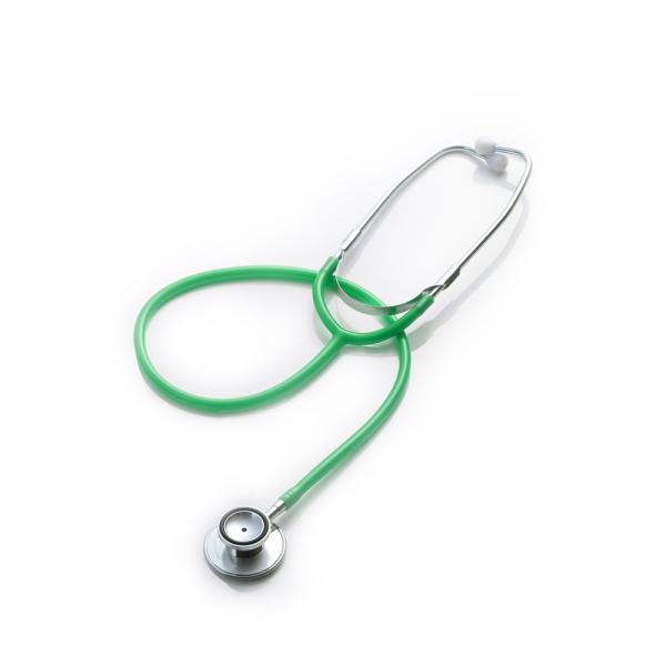 FOCAL(フォーカル) ダブルヘッド聴診器 FC-202 グリーン天然ゴムの接触により起こるラテックスアレルギーの心配がありません！ソフトイヤーチップの採用で、耳への負担が軽減！長時間でも痛みが少ない！●安心できる日本製！一般医療機器の聴...