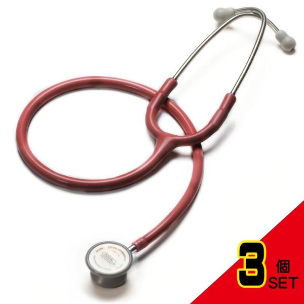 FOCAL ベビースコープ FC-203 S マゼンタ × 3点小さな身体へのフィット性を考慮しました。●ダブルヘッドで、高温(呼吸音)および低温(心音)を聴くのに便利です。●内バネタイプで雑音の遮断性に優れています。●ソフトイヤーチップ採...