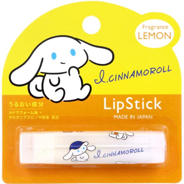 リップスティック アイシナモロール レモン 1本入唇を保護し、乾燥を防ぐ。