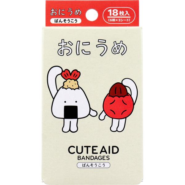おにうめ CUTE AID ばんそうこう 18枚入
